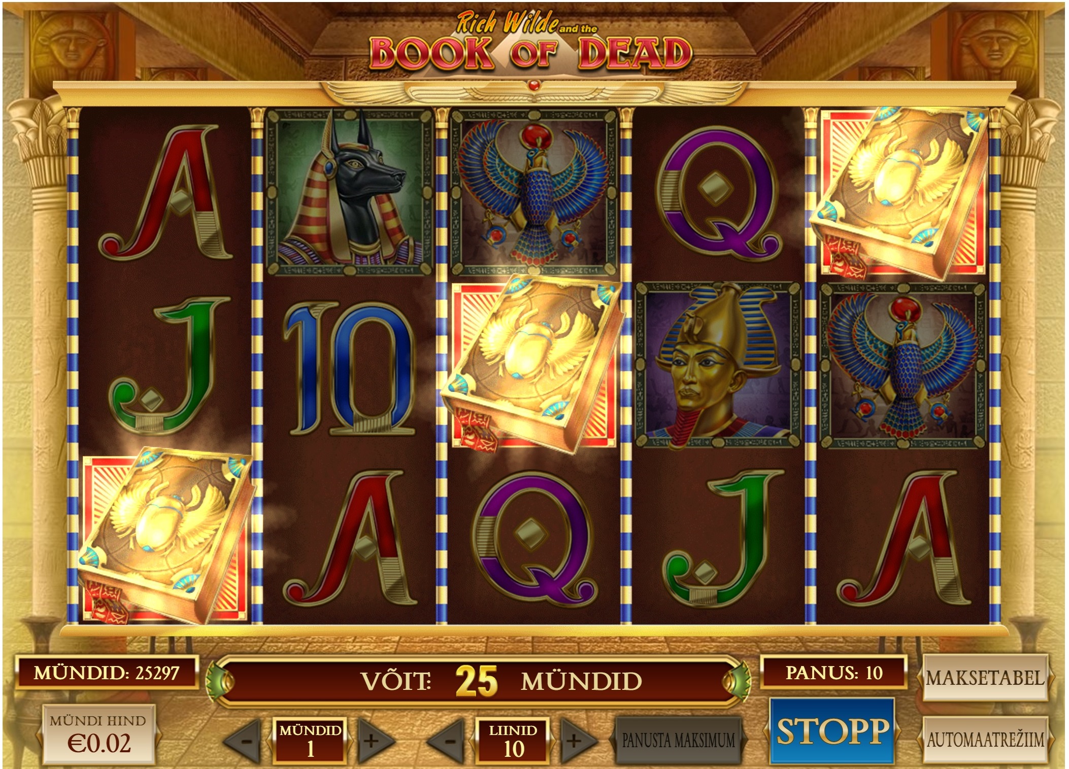 Book of Dead - Eesti popim online-slotimäng